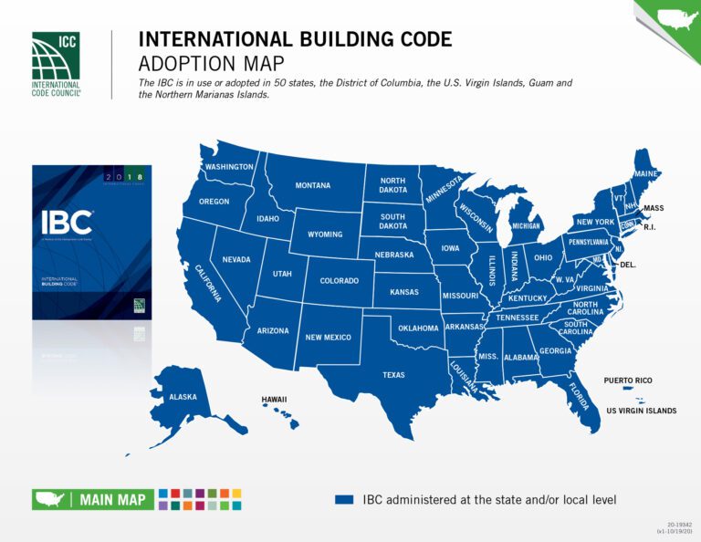 International Building Code: Adoption Map - Mono Slab® EZ Form